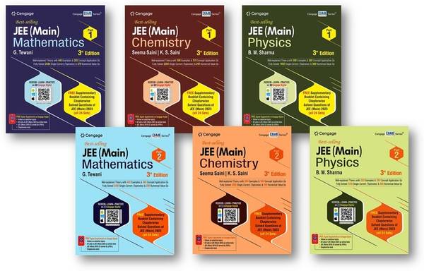 Cengage JEE Main Mathematics, Physics & Chemistry (Vol. 1 And Vol. 2 ...