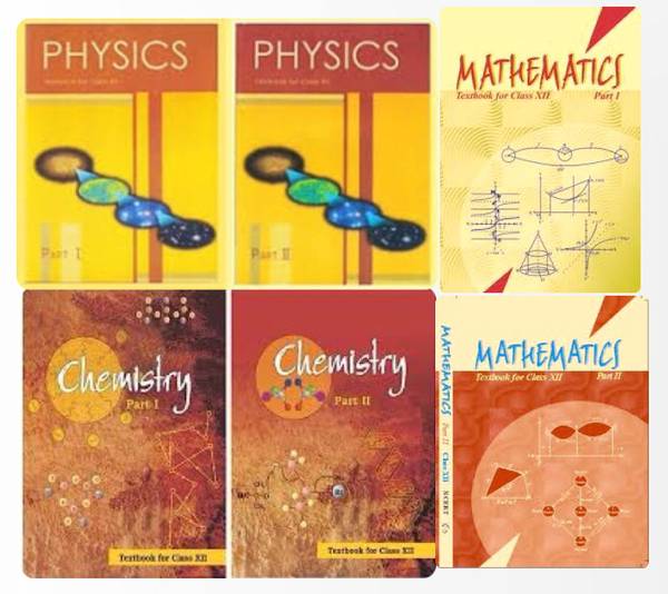NCERT Textboks For Class 12th [PCM] Physics Part 1&2, Chemistry Part 1&2 And Mathematics Part 1 ...