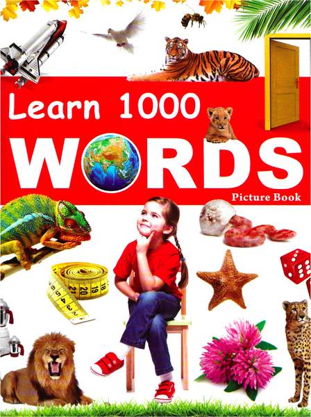 My First 1000 Words Book For Kids, Early Learning Picture Book To Learn Alphabet, Numbers ...