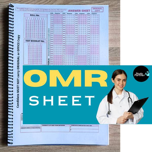 NEET OMR SHEET For Practice 200 MCQs 50 Sheets Booklet - Price History
