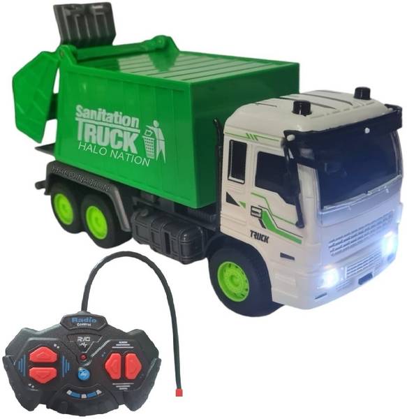 HALO NATION Remote Control Garbage Truck Dumper Truck RC Dump Truck 6 ...