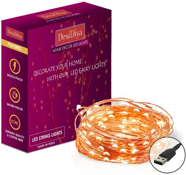 Desidiya 100 LEDs 9.98 m Gold Rice Lights - Price History