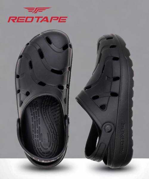 RED TAPE Men Black Clogs - Price History