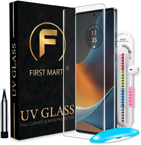 FIRST MART Edge To Edge Tempered Glass for Motorola Edge 50 Fusion 5G ...