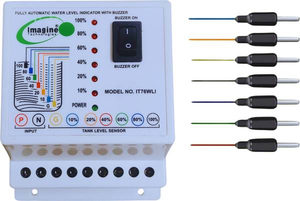 Imagine Technologies Automatic Water Level Indicator with Alarm on Tank ...