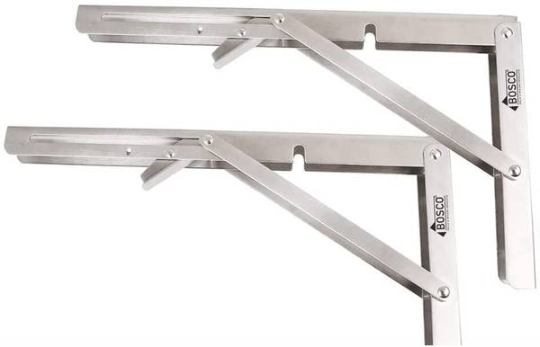 BOSCO Premium 20" Foldable Rack Bracket, Wall Brackets, Wall Angle ...