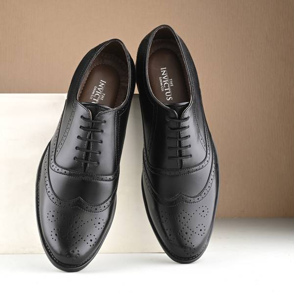 INVICTUS Formal Shoes Brogue Lace Up For Men - Price History