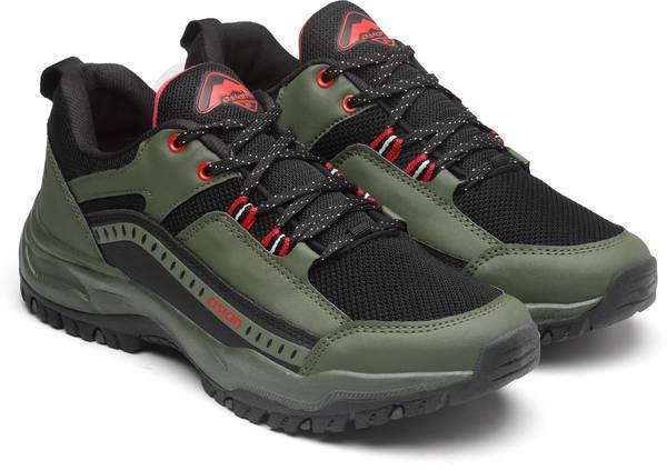 asian Everest-01 Black Trekking shoe with rubber outsole Outdoors For ...