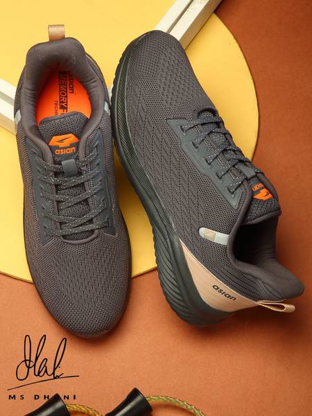 asian Delta-25 Grey Gym,Sports,Walking,Training,Stylish With Extra ...