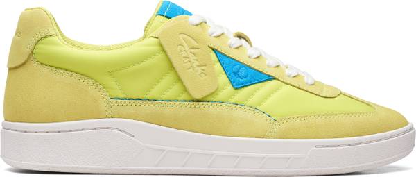 CLARKS CraftRally Ace Pale Lime Sneakers For Men - Price History