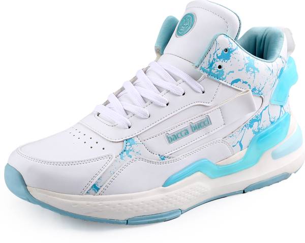 bacca bucci VEERA Mid-top White sneakers for Men | Athletic yet sleek ...