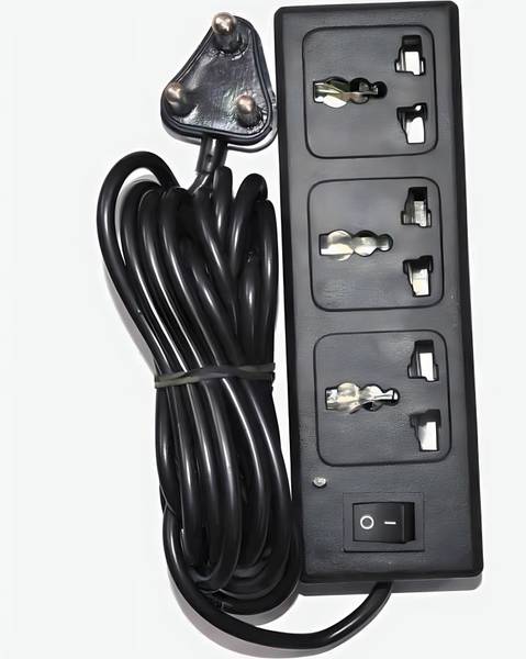 CHITRATECH 3 Plug Extension Board for home offices to connect multiple ...
