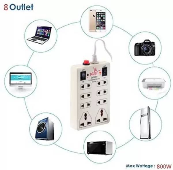 Saubhagye Mini Strip Power Strip Surge Protector Electric Board Multi ...