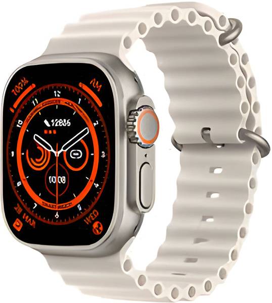 Remaxa SmartWatch White Ultra 8|49mm Logo| full Display |iPhone ...
