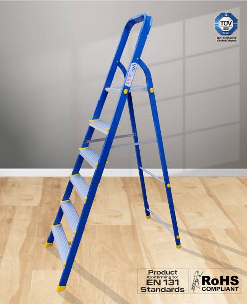 SKY HIGH 6 Step Top Premium Heavy Duty Ladder With 7 Year Warranty ...