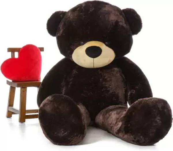 LEGAL LOVE 6 Feet Long Teddy Bear with Neck Bow Stuffed Spongy Cute ...