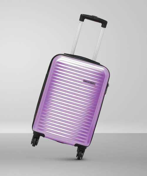 NASHER MILES Monte Carlo Hard-sided Polycarbonate Cabin Luggage Violet ...