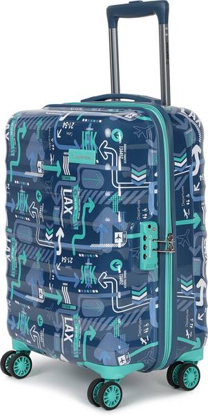 Uppercase JFK Plus Hard Luggage Trolley Bag Cabin Denim Blue Cabin ...