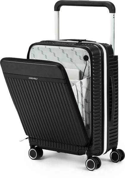 Assembly Luggage Polycarbonate Trolley Luggage Bag (45L) with Wide ...