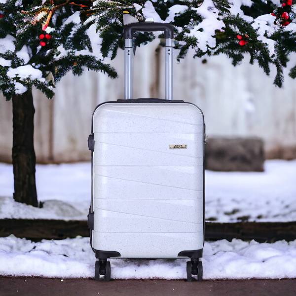 JACY LONDON Hard Sided PP 8 Wheel Spinners, with Telescopic Steel ...