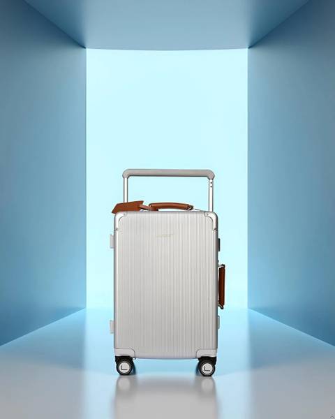 Luggit Luxury - Check-in- Luggage Check-in Suitcase 8 Wheels - 24 inch ...