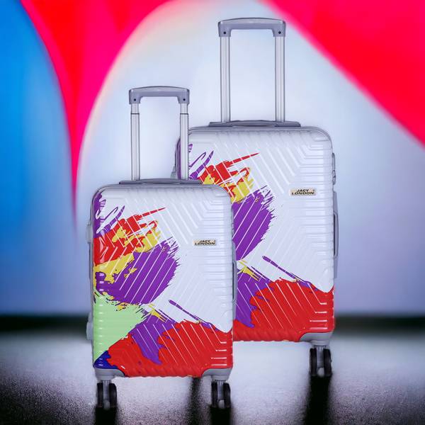 JACY LONDON Hard Sided PC 8 Wheel Spinners, with Telescopic Steel ...