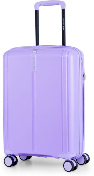 NASHER MILES The Line HardSide Polypropylene Cabin Luggage Purple 55cm ...