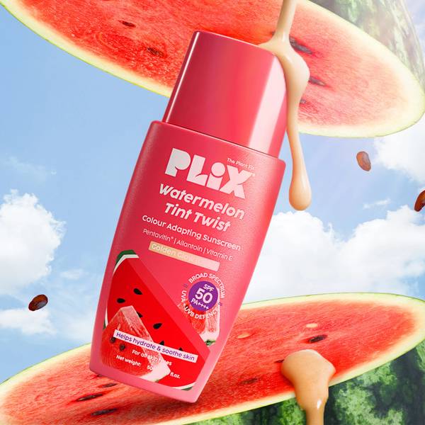 The Plant Fix Plix Sunscreen - SPF 50 PA++++ Watermelon Tint Twist ...