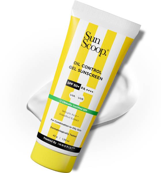 SunScoop Oil-Control Gel Sunscreen | SPF 50+ | PA++++ | Controls Excess ...