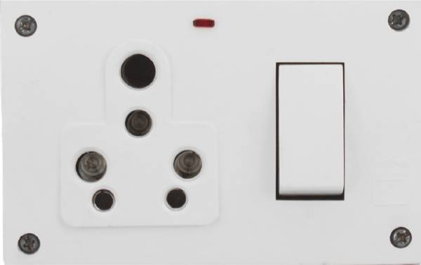 HI-PLASST PVC 16a switch-Socket Combined board 1 Socket Extension ...