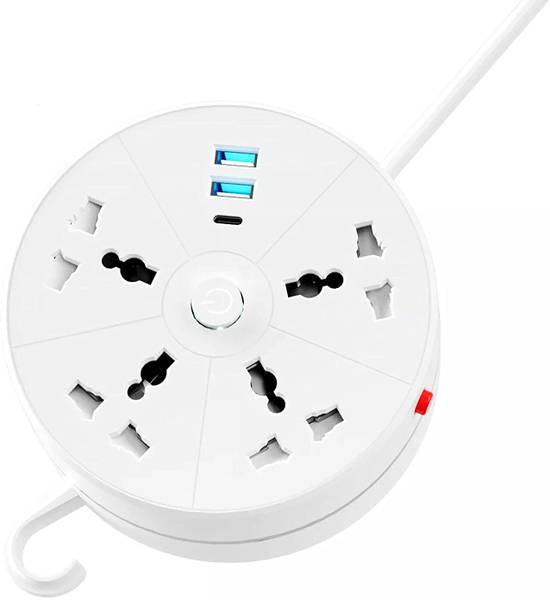 EMBox Rotary Extension Boards with USB Port with Universal Sockets and ...