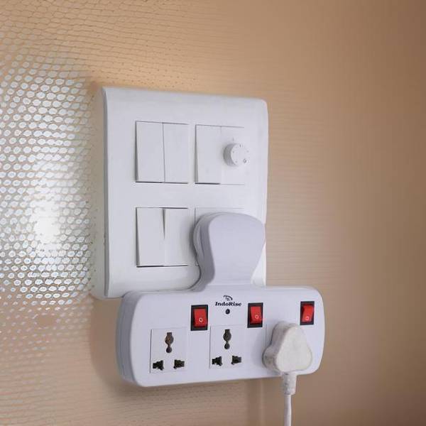 TOOLART 3 Multi-Plug with Individual Switches, LED Indicators Fuse 3 ...