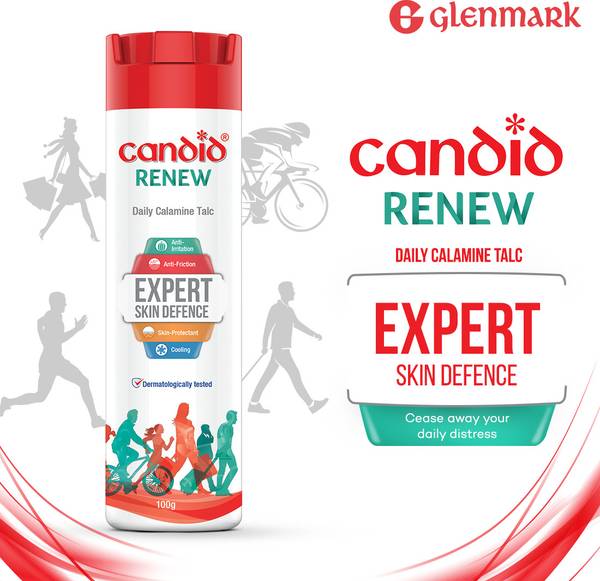 Candid Renew Daily Calamine Talc - 100 g (Pack of 2) - Price History
