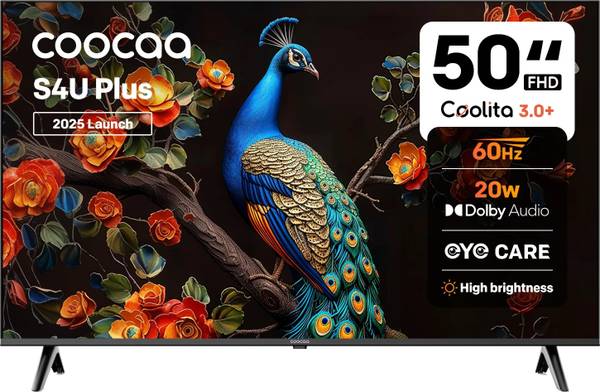 Coocaa S4U Plus 126 cm (50 inch) Full HD LED Smart Coolita TV 2025 ...