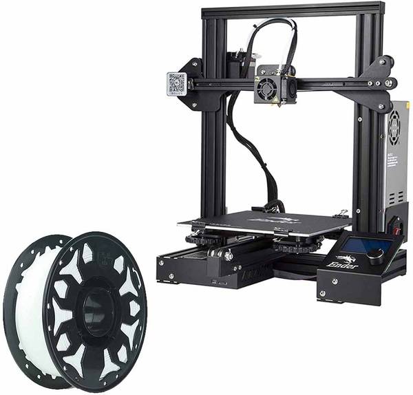 WOL3D Creality Upgraded Ender 3 with Original With Daily White PLA 3D ...