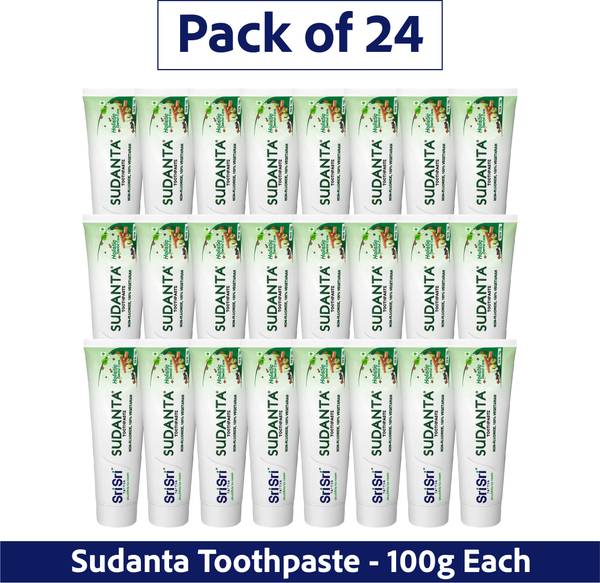 Sri Sri Tattva Sudanta Ayurvedic Herbal Toothpaste - All Natural ...