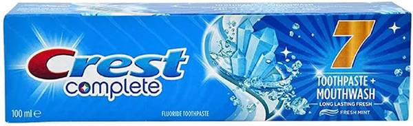 Crest COMPLETE 7 TOOTHPASTE + MOUTHWASH Toothpaste - Price History