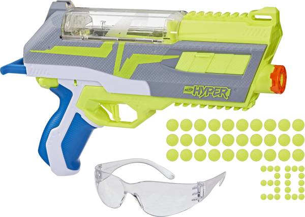 Nerf Hyper Impulse-40 Blaster, 40-Rounds Capacity, Spring-Open Reload ...
