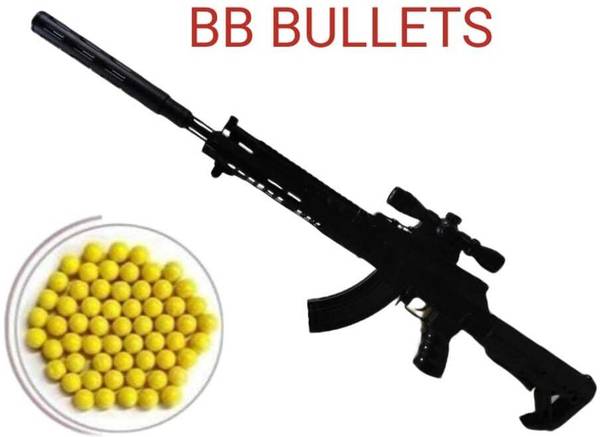 ZillionBillion ASSAULT 90 CM LONG GUN TOY WITH 1000 BB BULLETS Guns ...