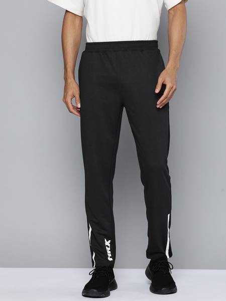 HRX by Hrithik Roshan Solid Men Black Track Pants - Price History
