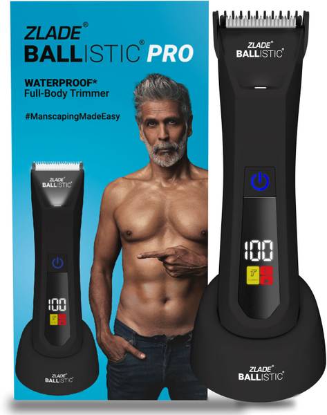 Zlade Ballistic Pro Full-Body Manscaping Trimmer with Ceramic Blades ...