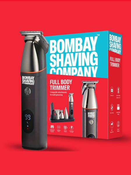 BOMBAY SHAVING COMPANY 5in1 All in One Trimmer for Men | 90 Min Runtime ...