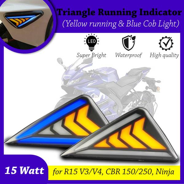 Otoroys Front LED Indicator Light for Yamaha R15, R1, R15 V4, R15 V2 ...