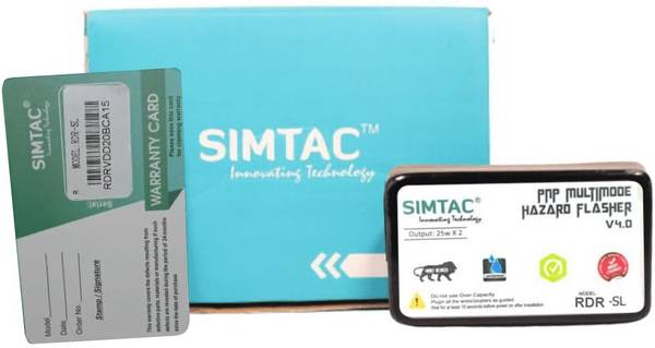 MOTOLURGY -SIMTAC HAZARD FLASHER FOR TVS RAIDER 125 - Simtac Plug And ...