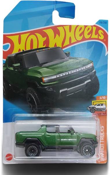 HOT WHEELS GMC HUMMER EV 3/10 HW HOT TRUCKS 116/250 Die Cast Car ...