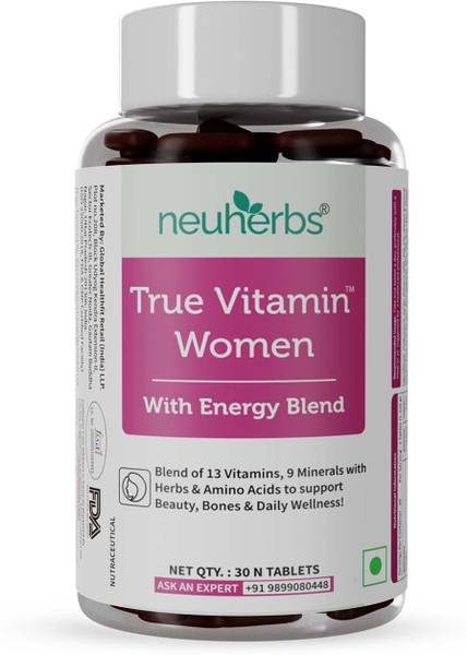 Neuherbs True Vitamin Women | Multivitamins For Women With Plant Based ...