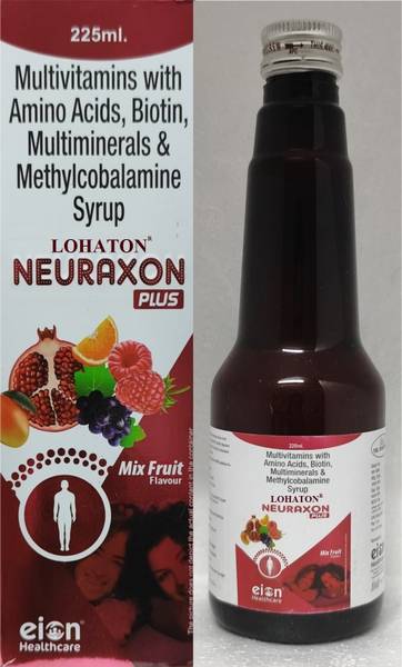 LOHATON NEURAXON PLUS MULTIVITAMIN SYRUP WITH AMINO ACIDS FOR MUSCLE ...