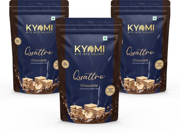 Kyomi Quattro Chocolate Wafer Cubes Value Pack | Made with original ...