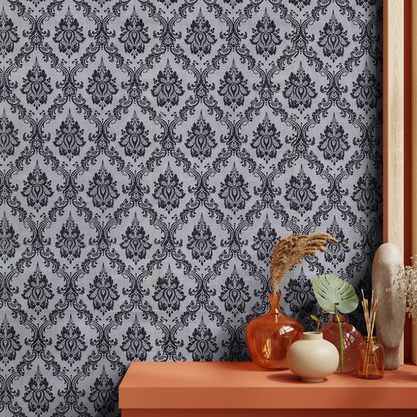 Asian Paints EzyCR8 Pearl River Grey Marble| Self Adhesive Wallpaper ...