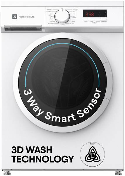 realme TechLife 7 kg Fully Automatic Front Load Washing Machine with In ...